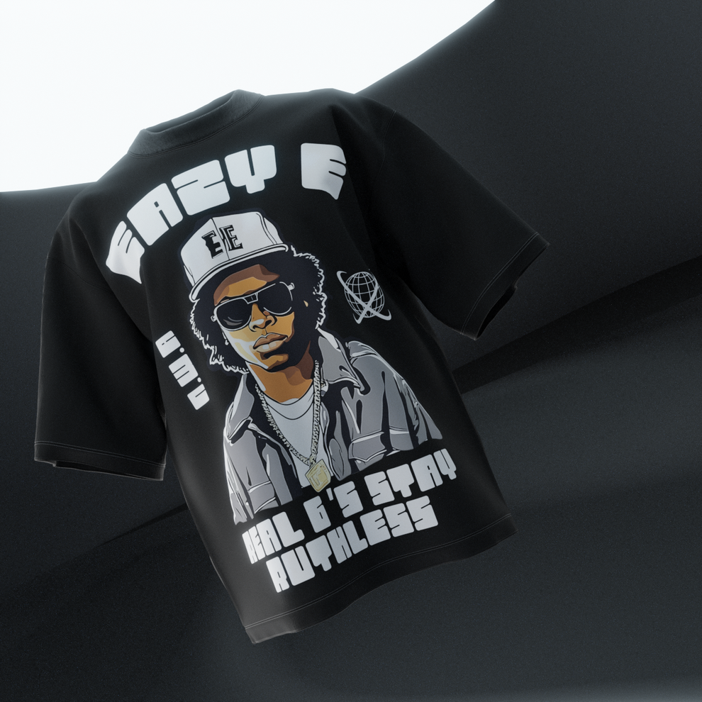 Eazy E Reflective Designed Oversized Tee – Hauntrex
