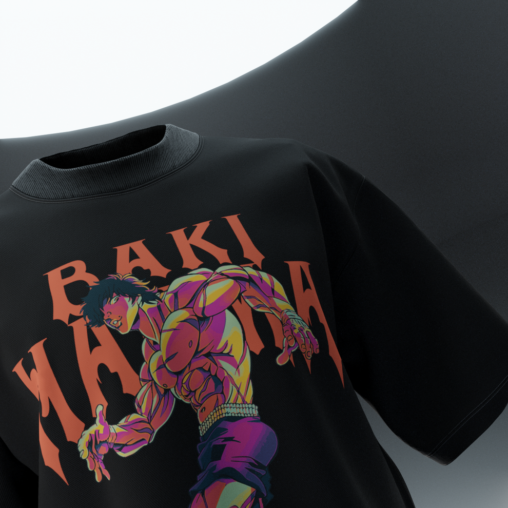 Baki Hanma Designed Oversized Tee – Hauntrex